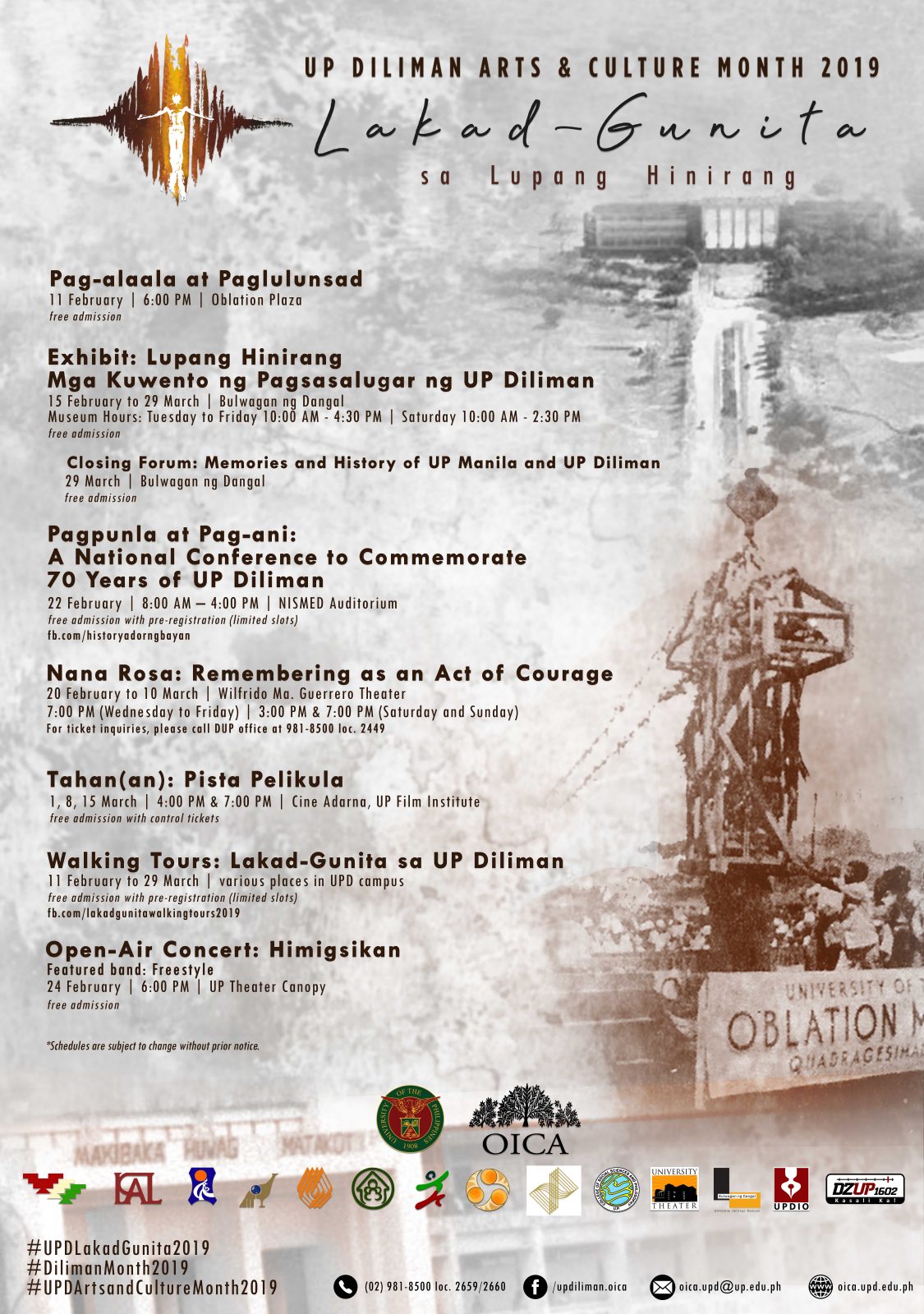 UP Diliman Arts & Culture Month 2019 - University of the Philippines ...