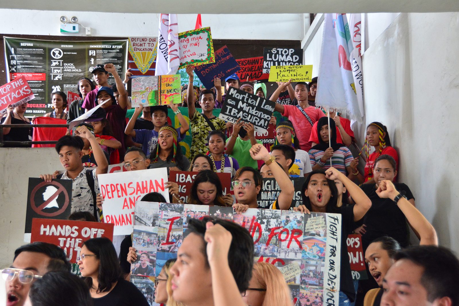 UP Diliman stages walkout - University of the Philippines Diliman
