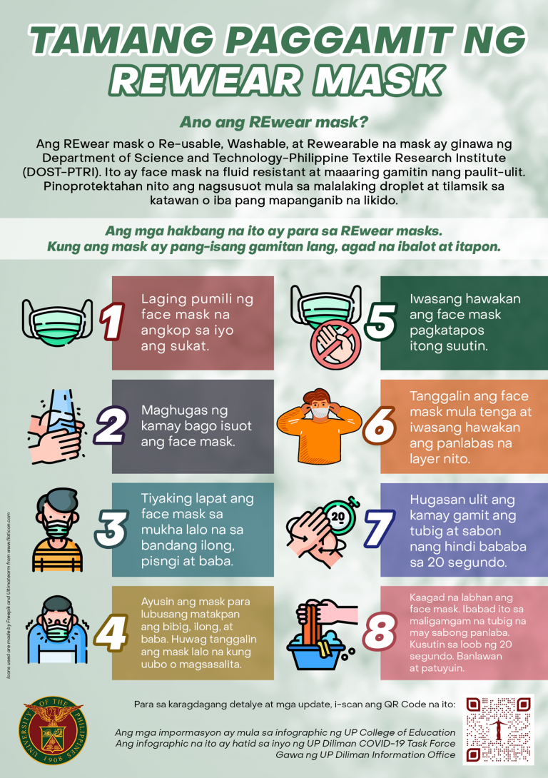 COVID-19 infographic ipinamahagi – Padayon UP Public Service Office