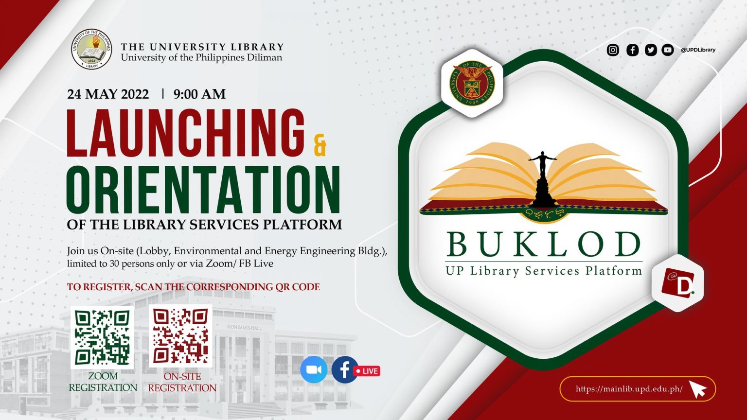 Buklod: UP Library Services Platform Launch - University of the ...