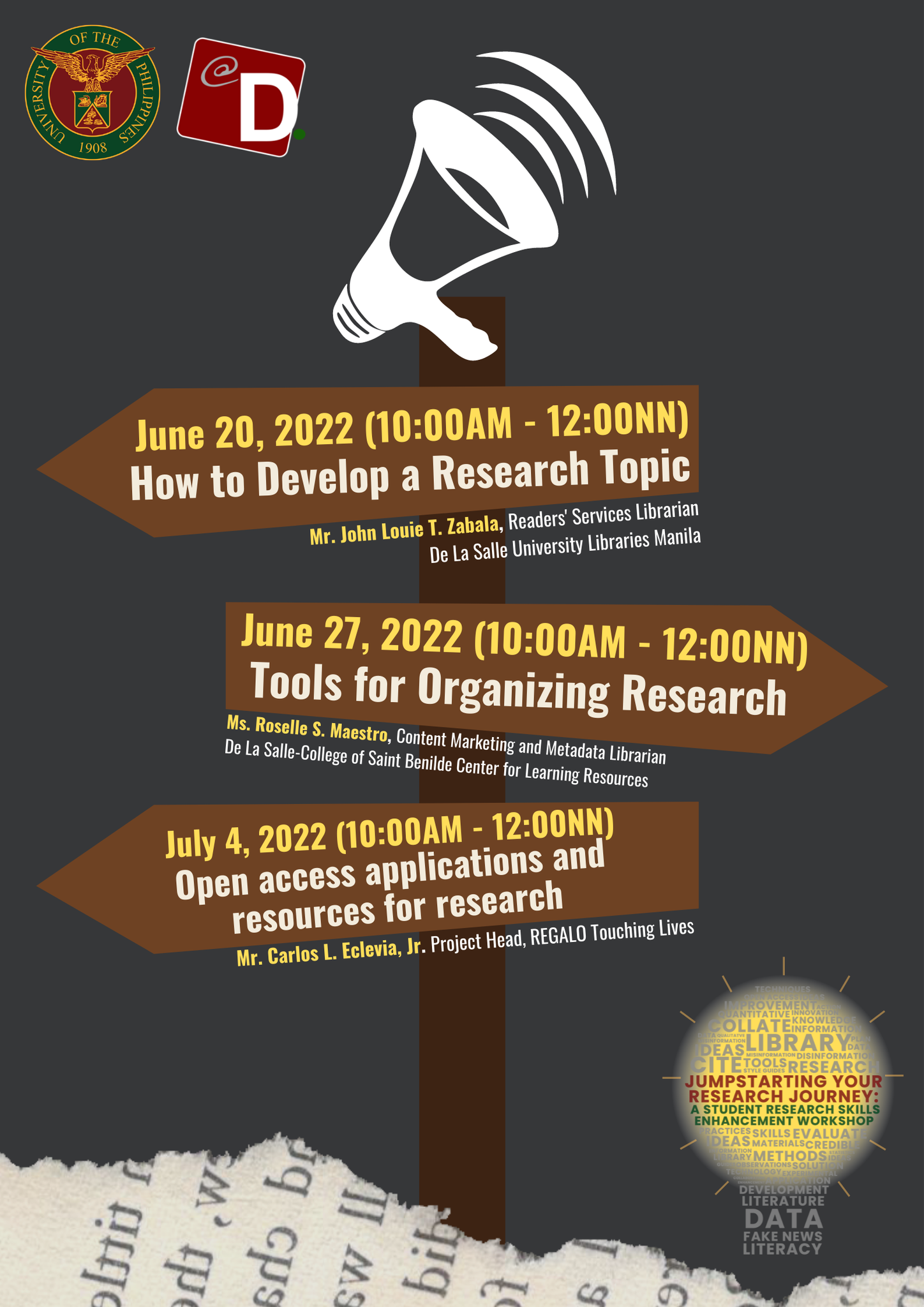 Student Research Skills Enhancement Workshop 3: Tools for Organizing ...
