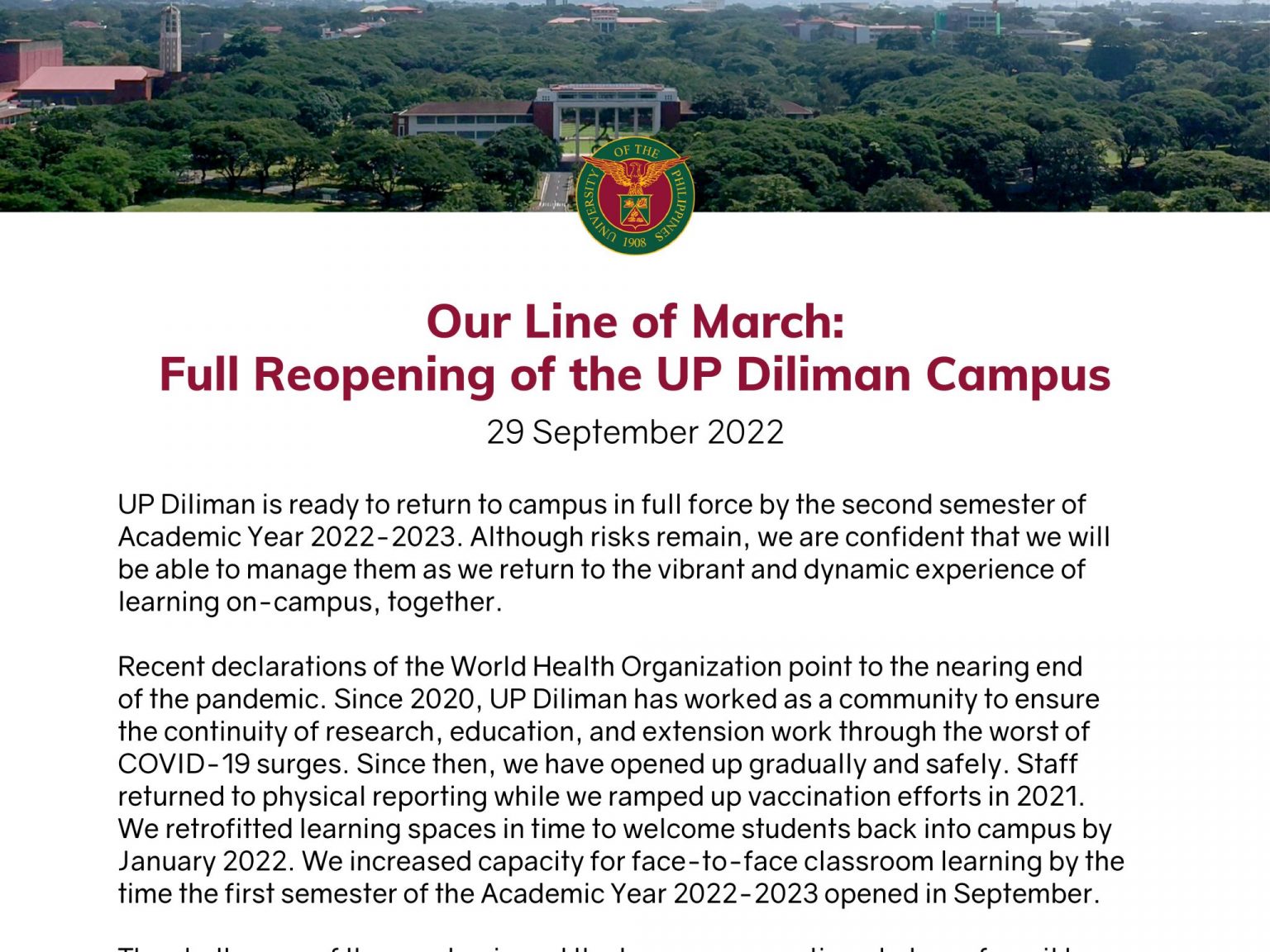 Statement by the Faculty of UP Diliman Artificial Intelligence (AI ... Statement by the Faculty of UP Diliman Artificial Intelligence (AI ...