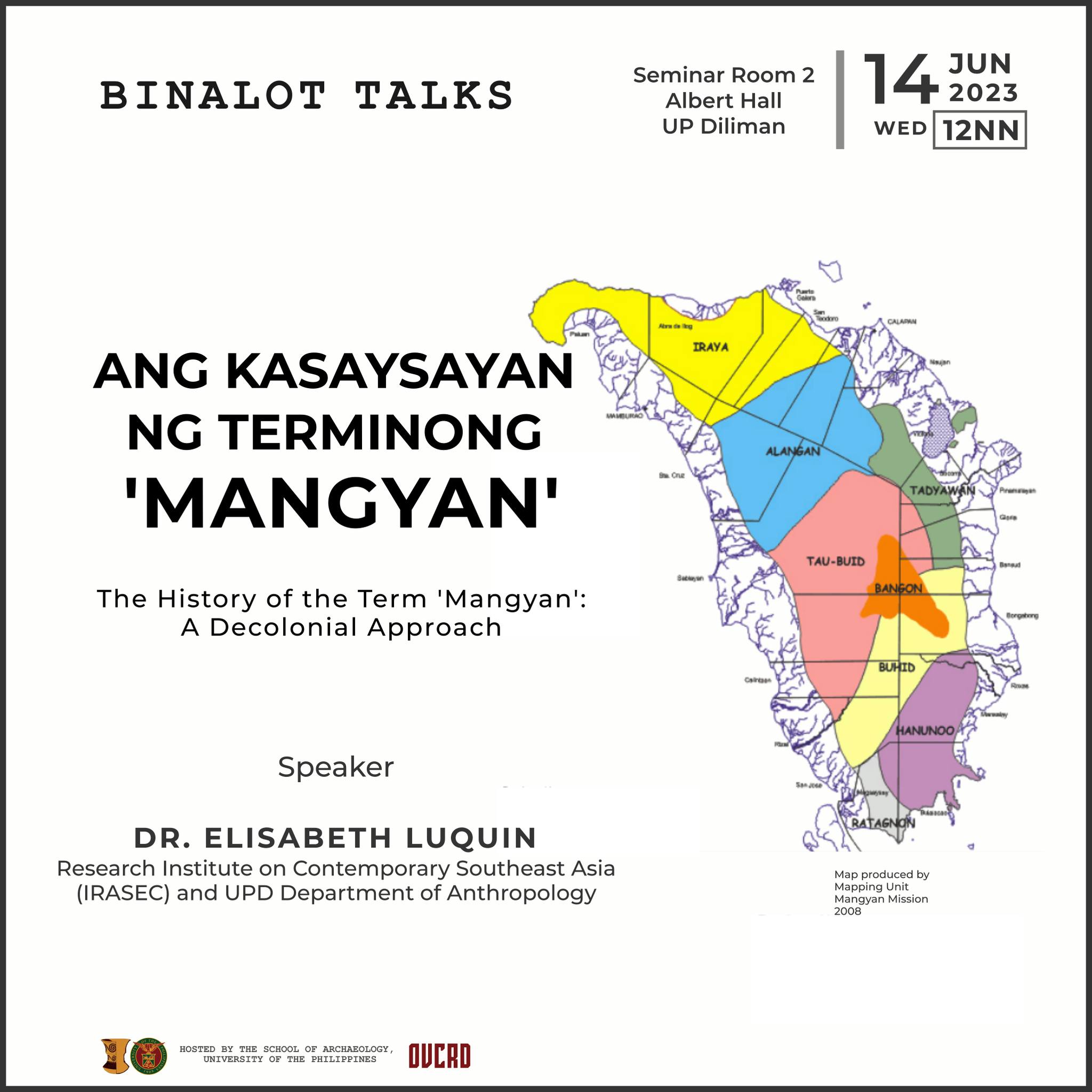 Ang Kasaysayan ng Terminong ‘Mangyan’ (The History of the Term ‘Mangyan ...