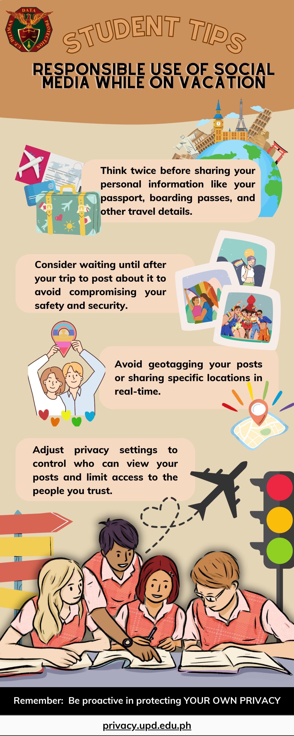DPO issues social media safety infographic - University of the ...