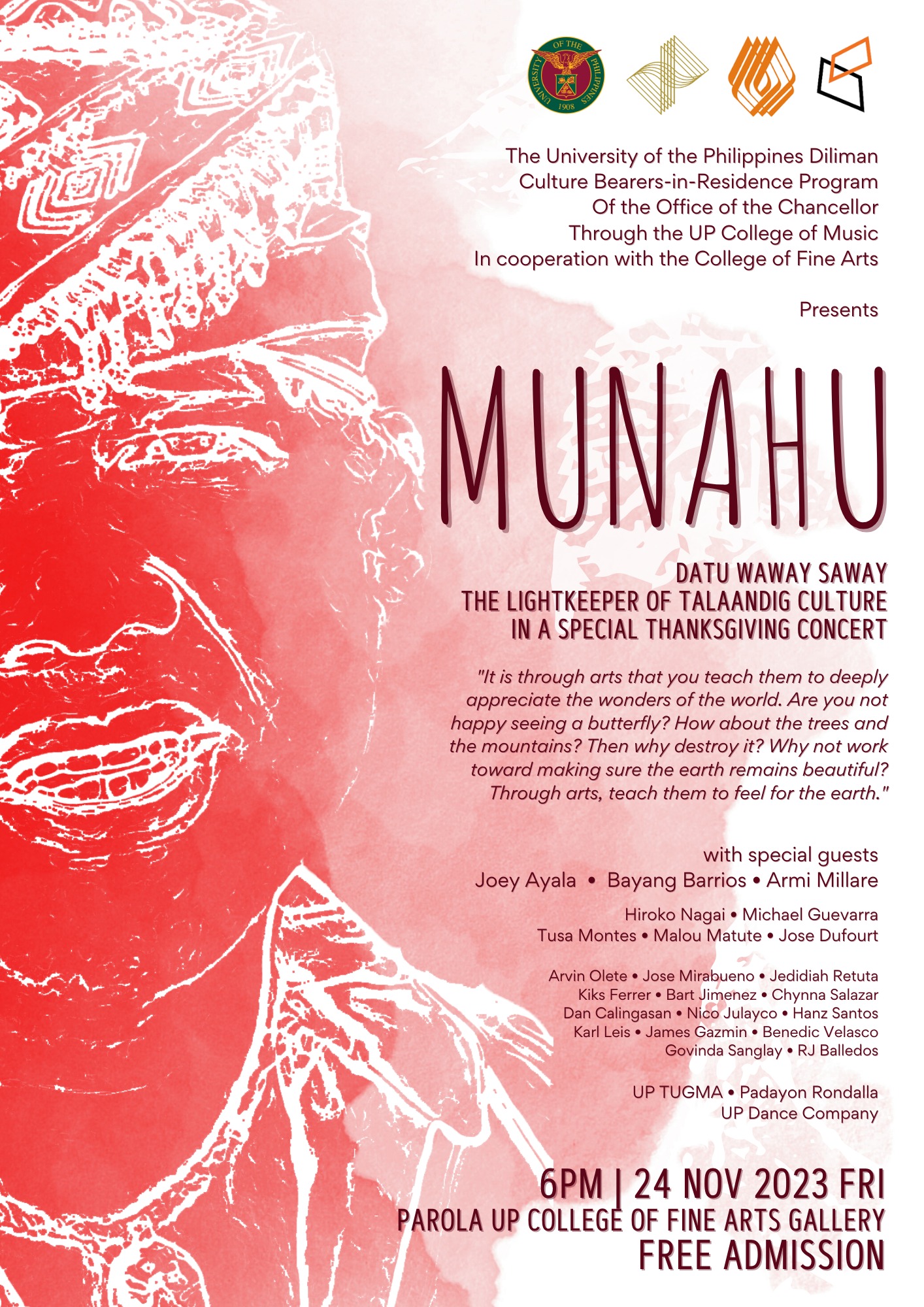 Munahu: Datu Waway Saway – The Lightkeeper of Talaandig Culture in a ...