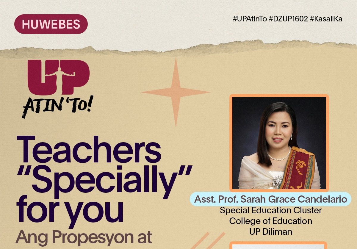 Teachers "Specially" for You: Ang Propesyon at Bokasyon ng Ating mga ...