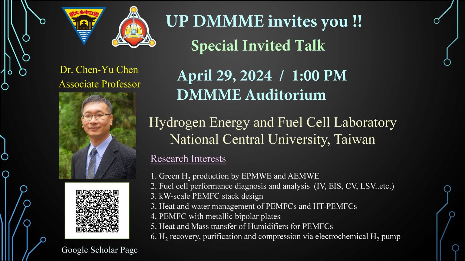 Hydrogen Energy and Fuel Cell Laboratory, National Central University ...