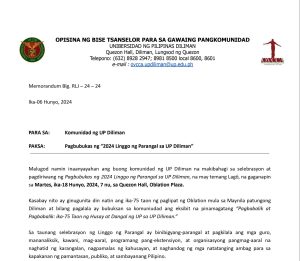 2023 UP Diliman General Commencement Exercises Guide
