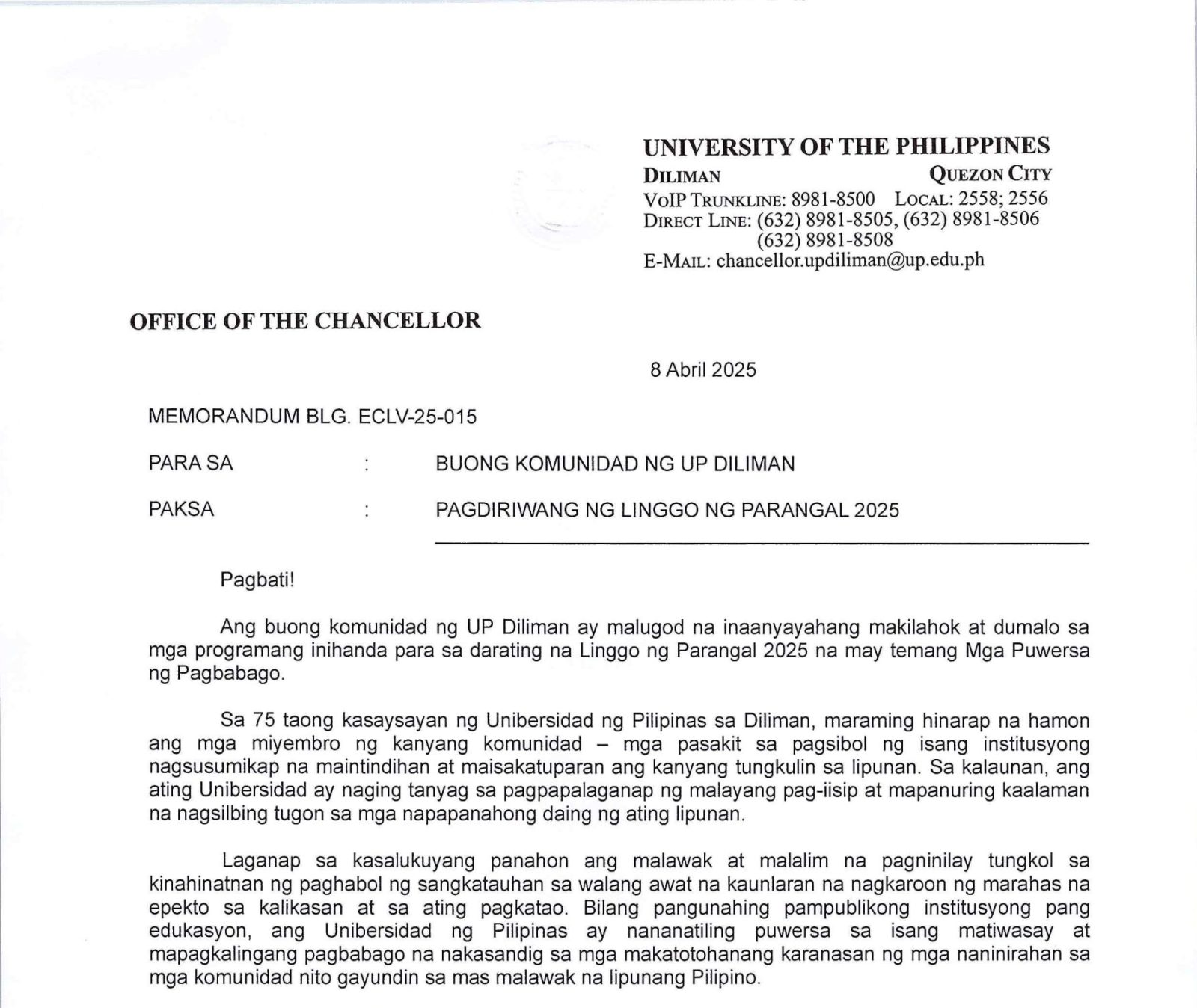 2023 UP Diliman General Commencement Exercises Guide - University of the Philippines Diliman