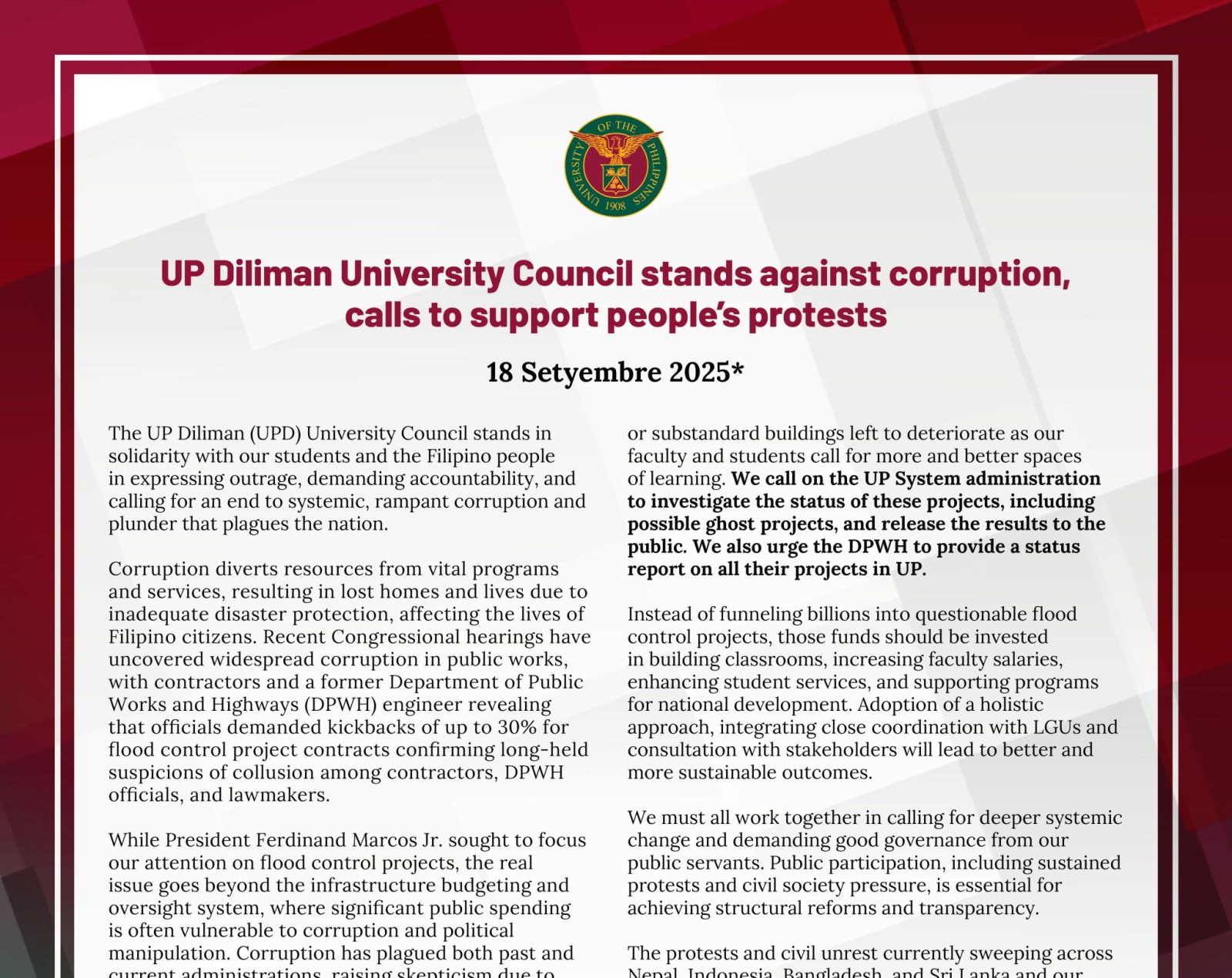 University of the Philippines Diliman