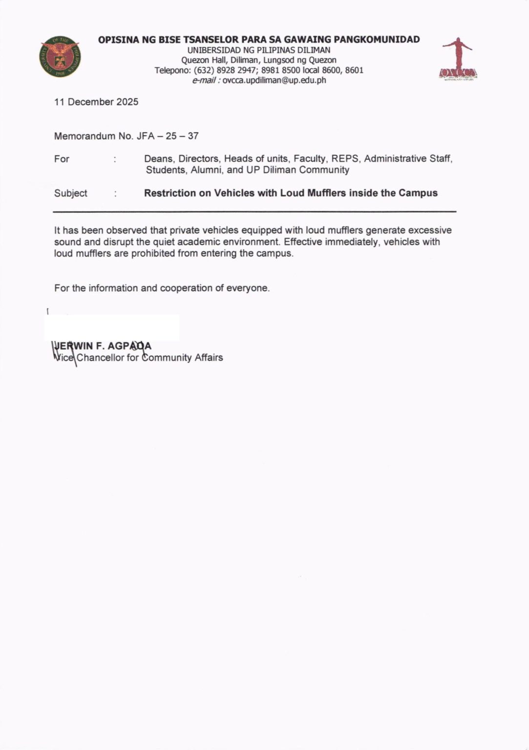 Joint Memorandum No. 2025-001: Enrollment and Registration to the ...